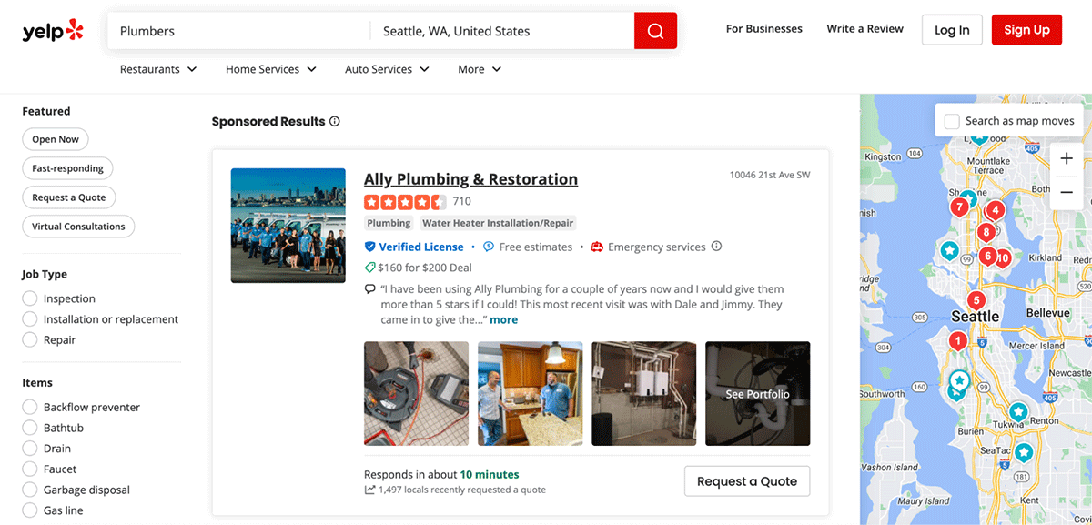 HomeAdvisor vs. Thumbtack vs. Yelp: an in-depth review for businesses